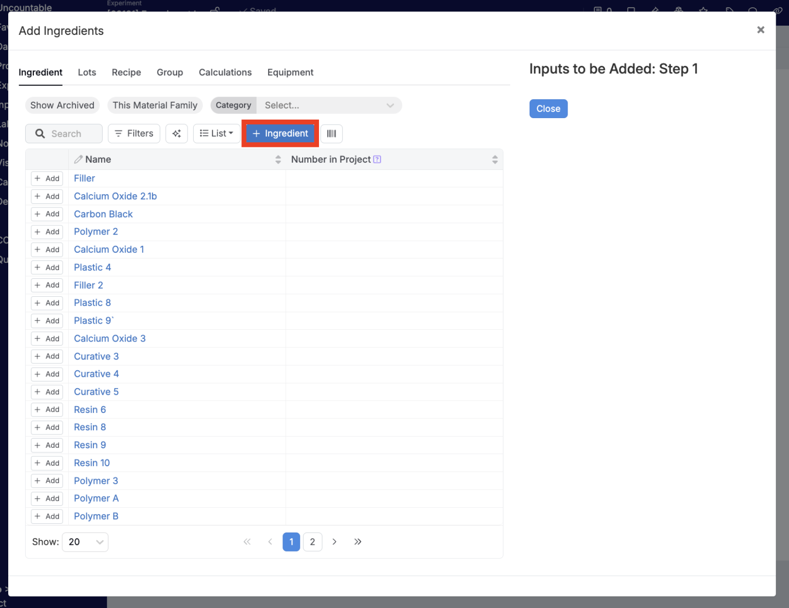 Creating New Ingredients – Uncountable Knowledgebase